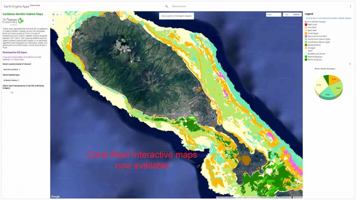 First ever detailed maps of all Caribbean Coral Reefs published by the ...